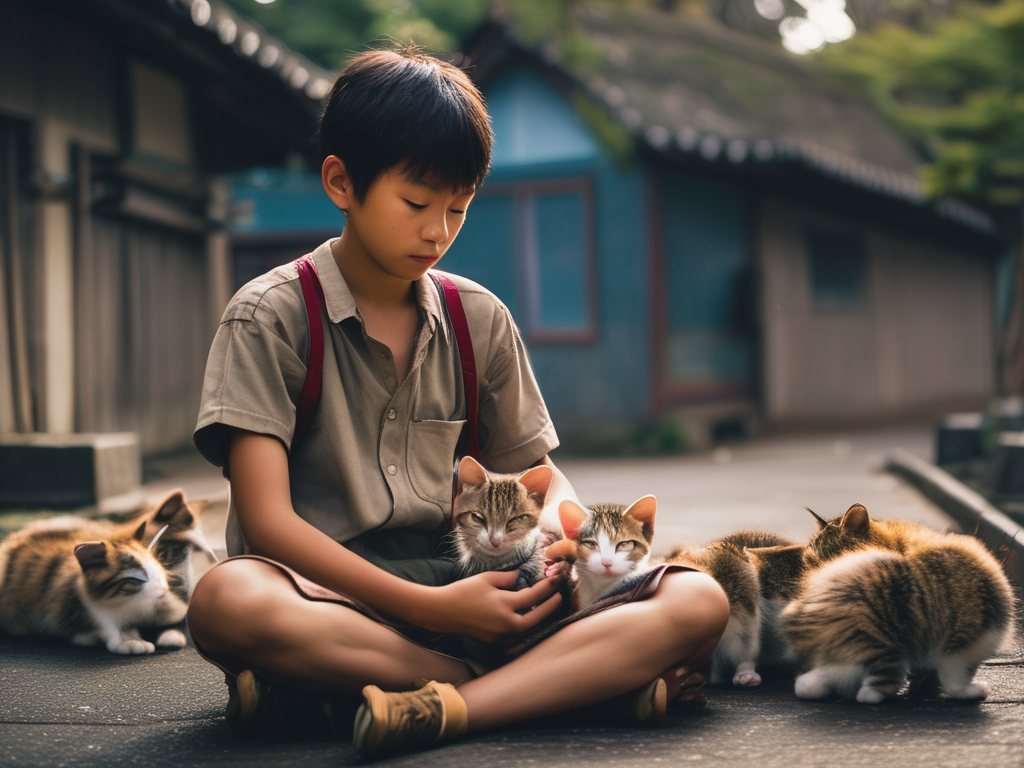 Rescuing Japanese stray cats & abandoned dogs